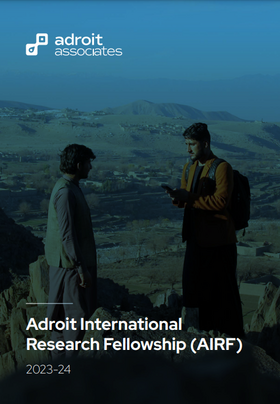 Adroit International Research Fellowship for Research & Evaluation ...